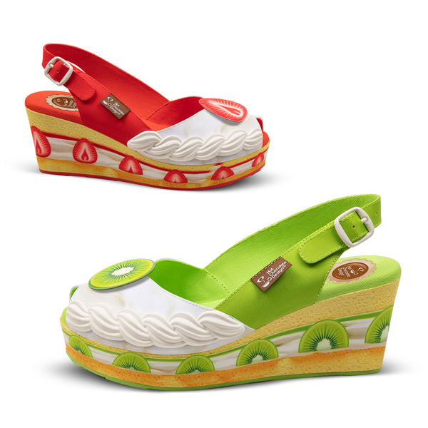 Chocolaticas® Short Cake Women's Sandal – Hot Chocolate Design UK
